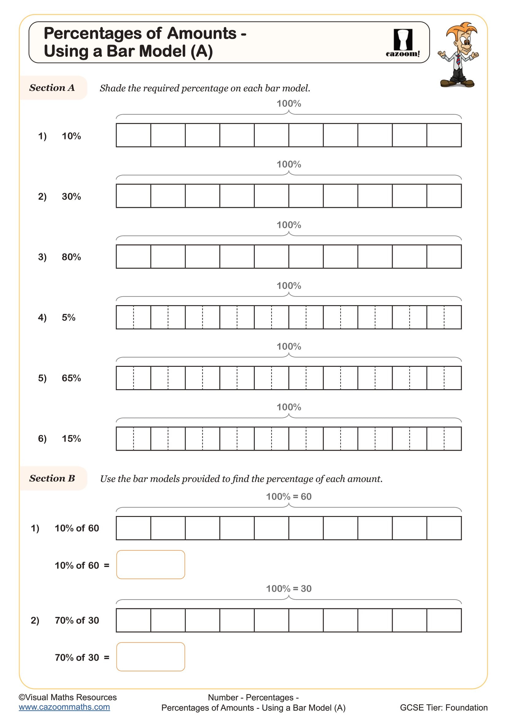 Year 10 Percentages Worksheets | PDF Printable Worksheets