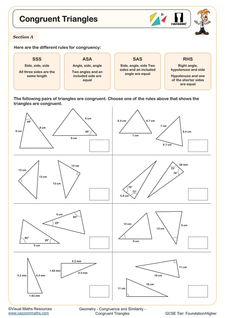 Does the Point Lie on the Line? Worksheet | Printable PDF Year 9, Year ...