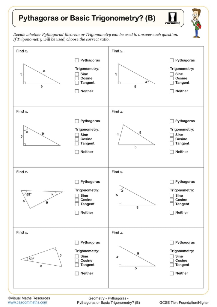 Factorising Using the Area Model Worksheet | Printable PDF Year 8 and ...