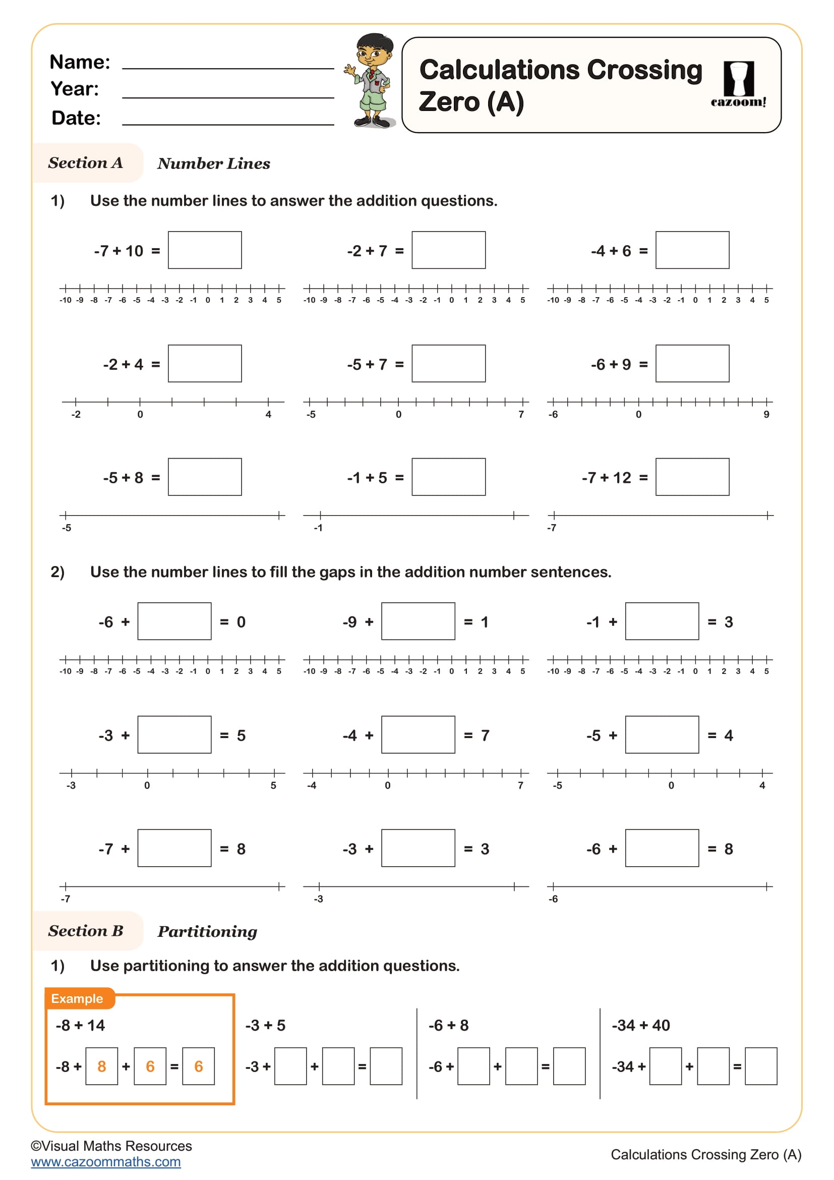 Year 5 Number and Place Value Worksheets | PDF Printable Worksheets