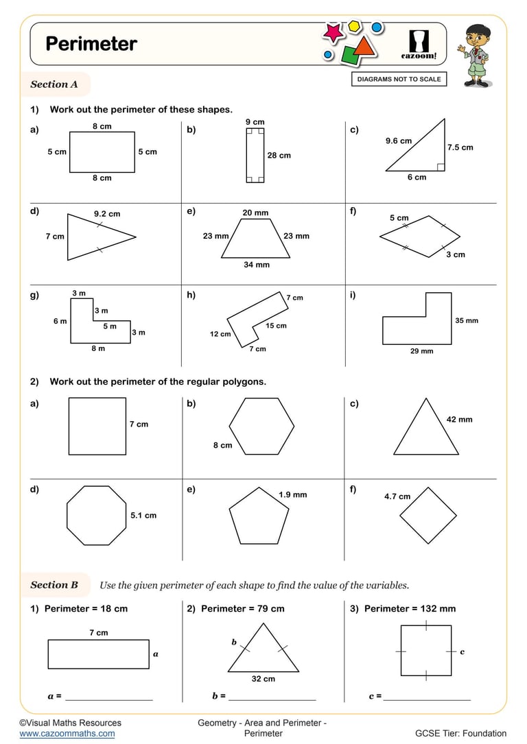 Finding Gradients (B) Worksheet | Printable PDF KS3 and KS4 Algebra ...