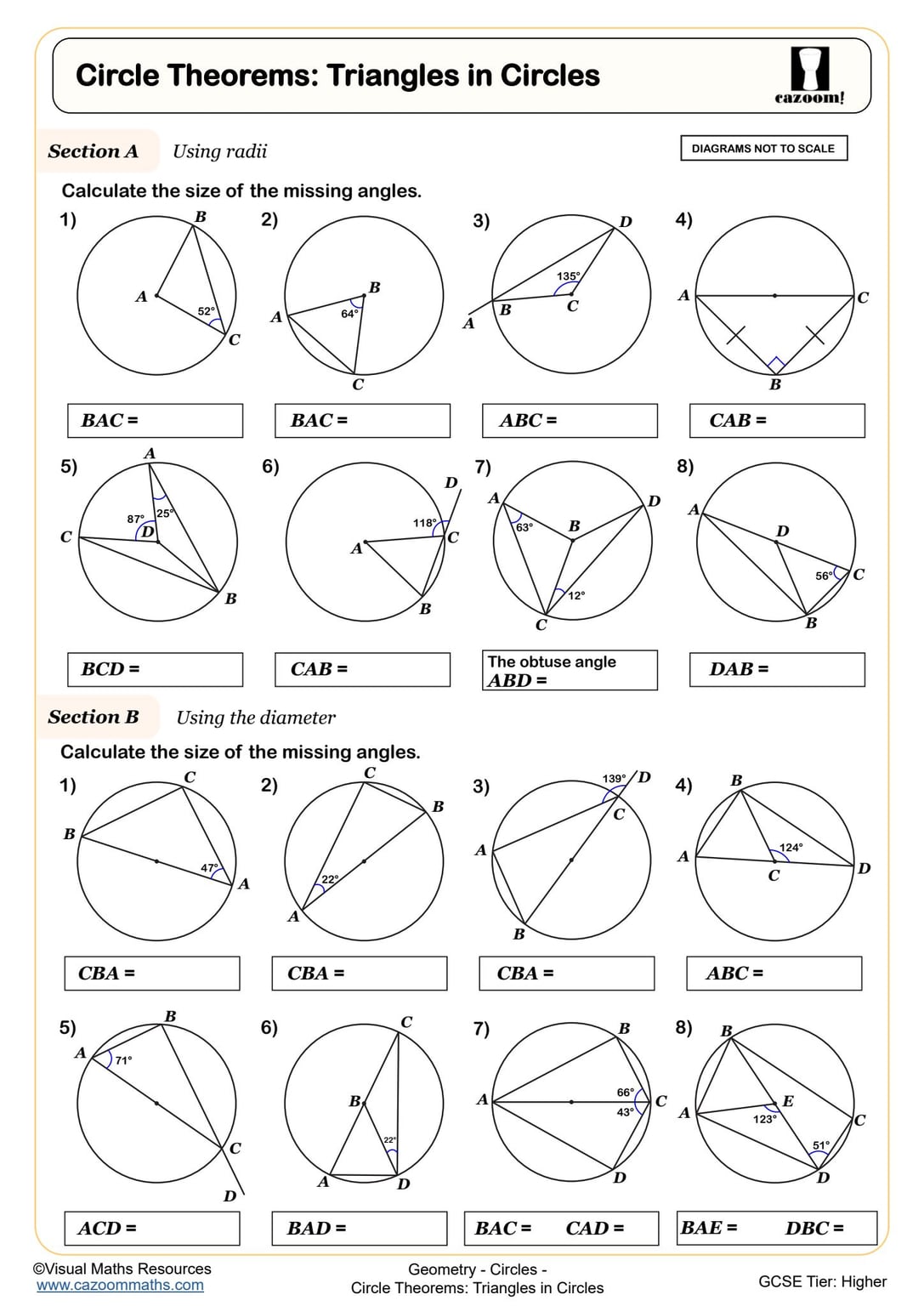 Labelling Right Angled Triangles Worksheet | Fun and Engaging KS3 and ...