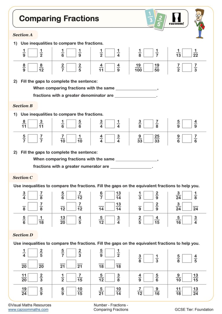 Partitioning Decimals - Tenths and Hundredths (A) Worksheet | Fun and ...