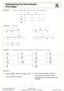 Partitioning Decimals - Tenths and Hundredths (B) Worksheet | Fun and ...