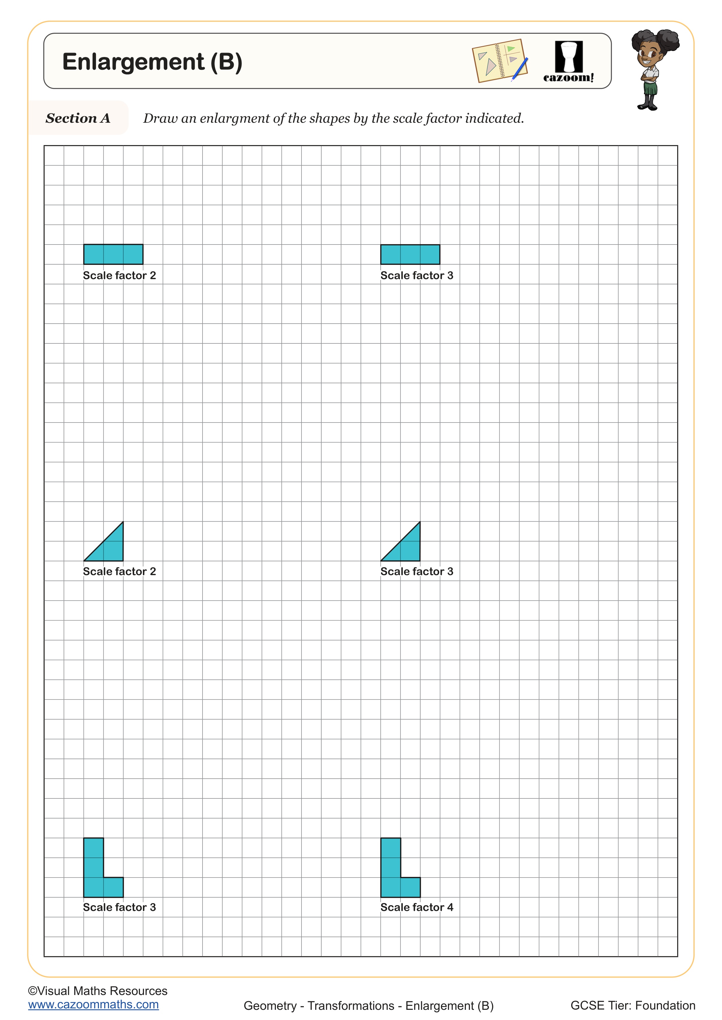 Transformations Worksheets Year 9 With Answers