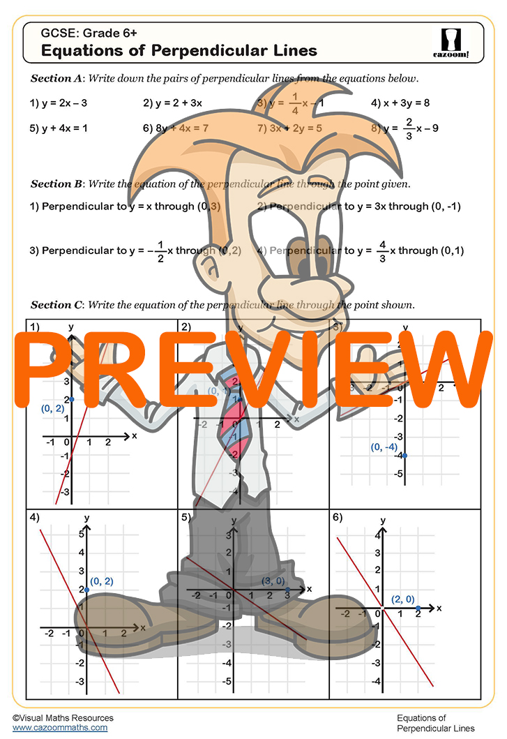KS3 and KS4 Linear Functions Worksheets | Cazoom Maths Worksheets