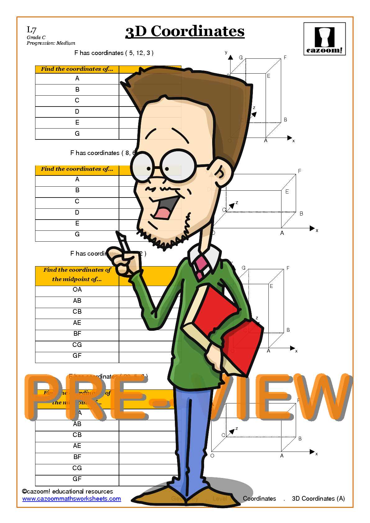 Cazoom Maths Worksheets - Maths worksheets