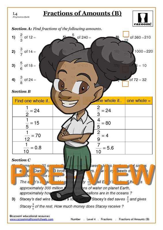 Cazoom Maths Worksheets - Year 8 Printable Maths Worksheets