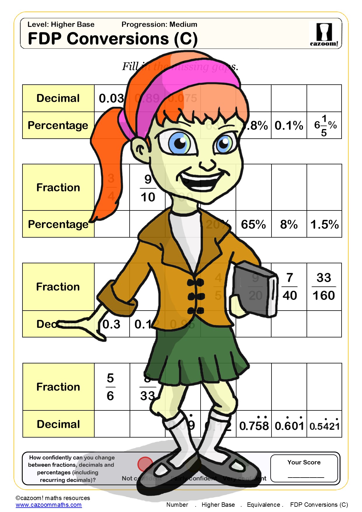 Cazoom Maths Worksheets - Printable Maths Worksheets