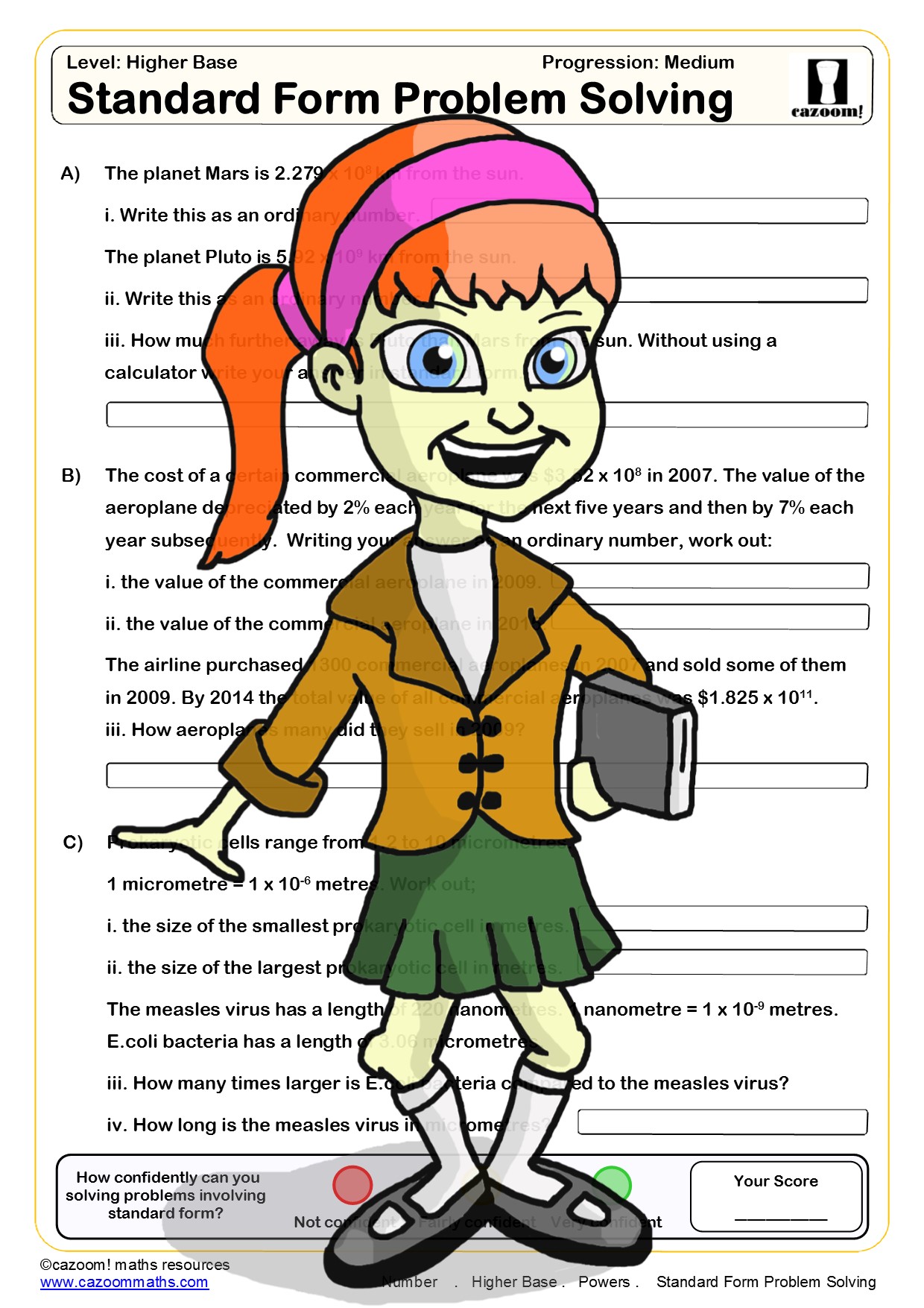 Powers Worksheet KS3 | Laws of Exponents Worksheets