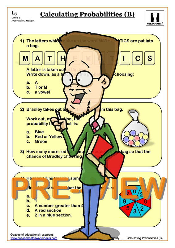 Cazoom Maths Worksheets - Year 7 Statistics Worksheets