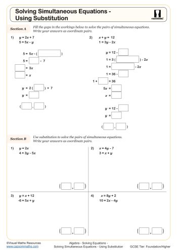 Solving Equations Worksheets - Solving Linear Equations Worksheets ...