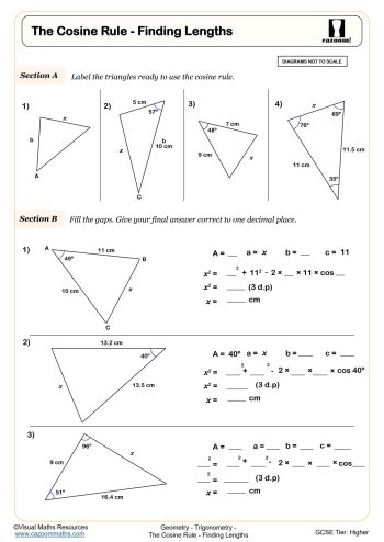 Year 10 Trigonometry Worksheets | PDF Printable Worksheets